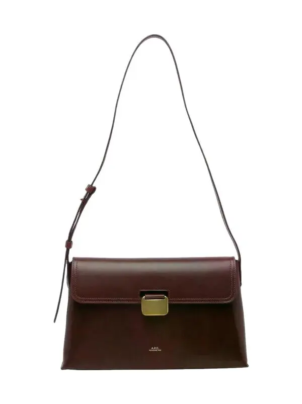 A.p.c. Simone Leather Shoulder Bag - Red