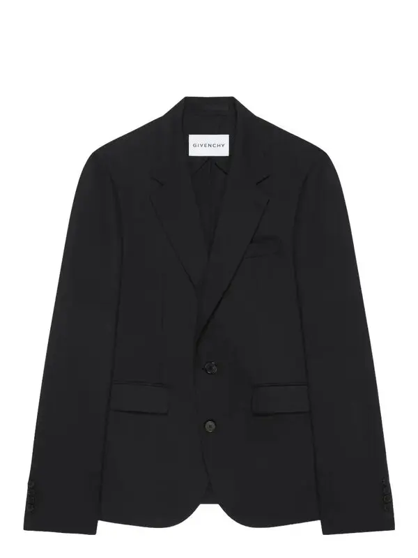 Givenchy Deconstructed Single-breasted Jacket - Black