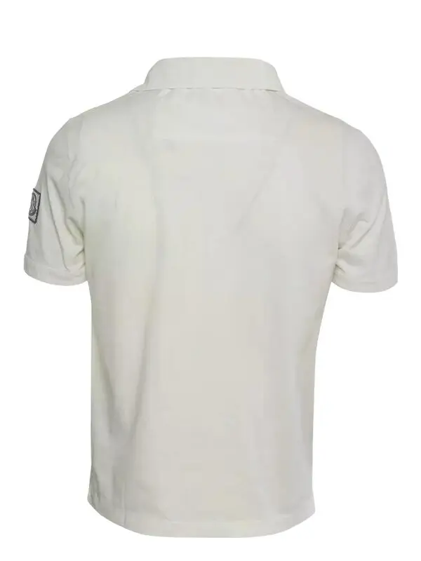 Moncler Cotton Polo Shirt - Neutrals