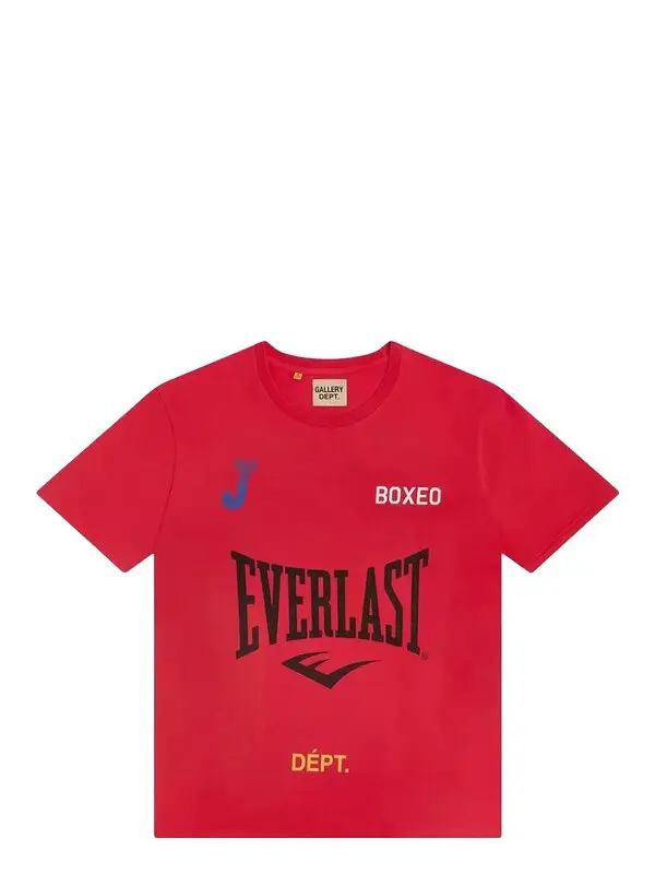 GALLERY DEPT. X Everlast Glitter-logo T-shirt - Red
