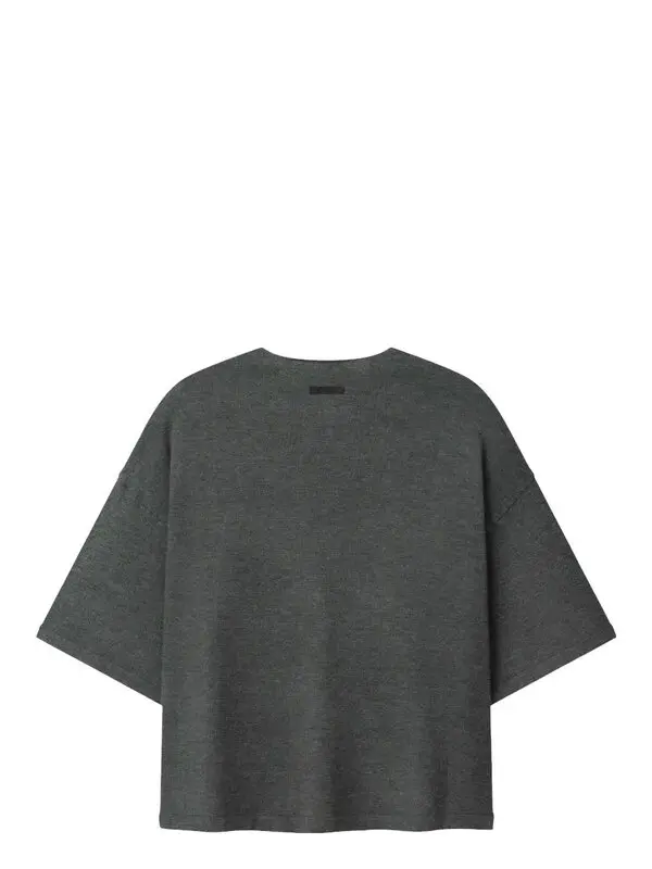 Fear Of God Short-sleeve Henley T-shirt - Grey