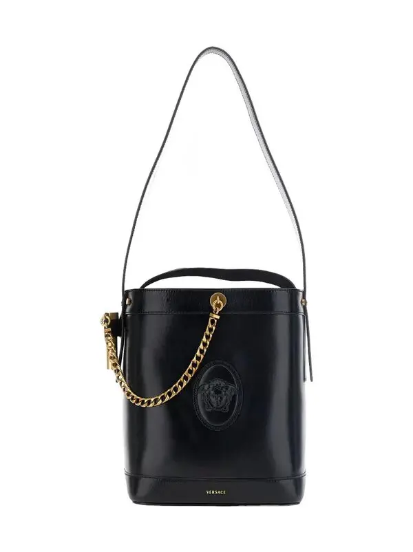 Versace Medusa '95 Chain-link Shoulder Bag - Black