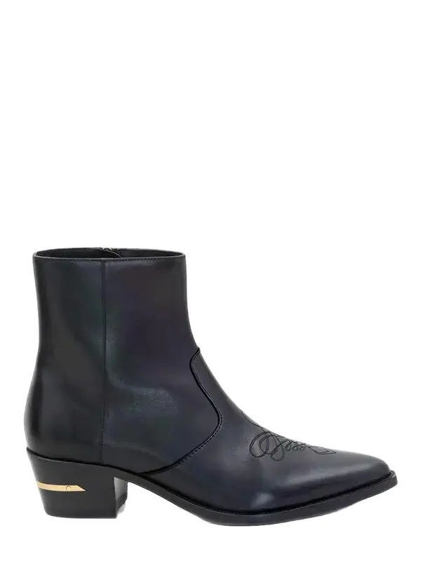 Amiri Leather Ryder Boots - Black