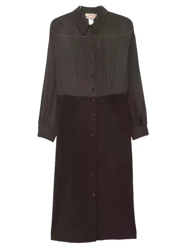 TWINSET Button-down Shirt Dress - Brown
