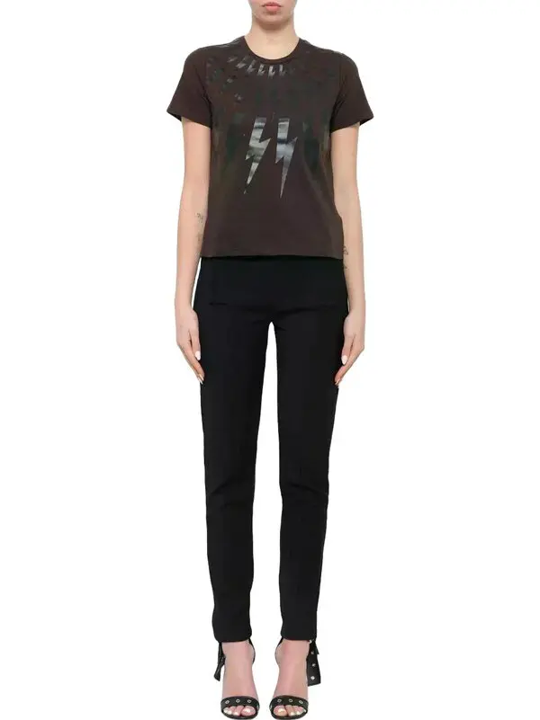 Neil Barrett Graphic Print T-shirt - Brown