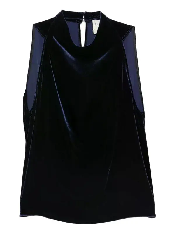 FORTE_FORTE Velvet Top - Blue