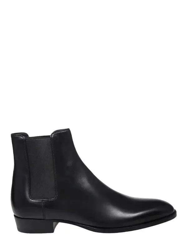 Saint Laurent Wyatt Chelsea Boots - Black