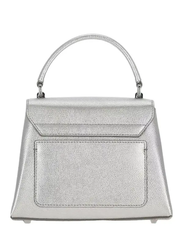 Furla Metallic-effect Top-handle Bag - Silver