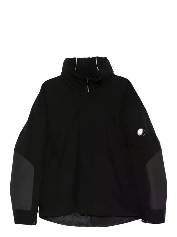 C.P. COMPANY Pro-tek Lens-detail High-neck Jacket - Black
