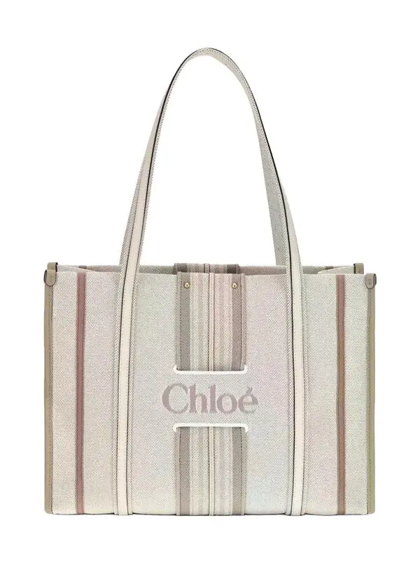 Chloé Woody Loop Tote Bag - Neutrals