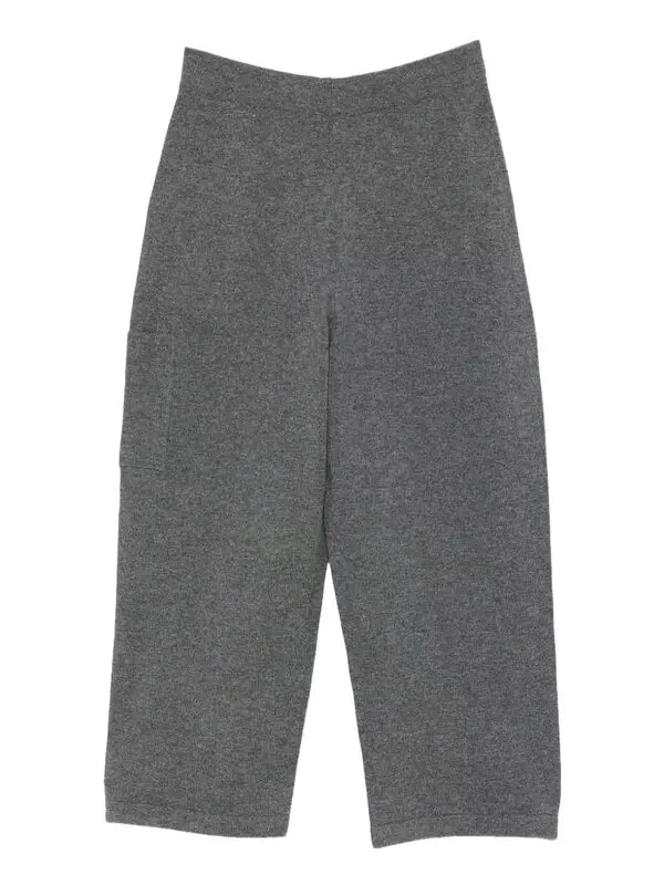 LUISA CERANO Wool Cargo Pants - Grey