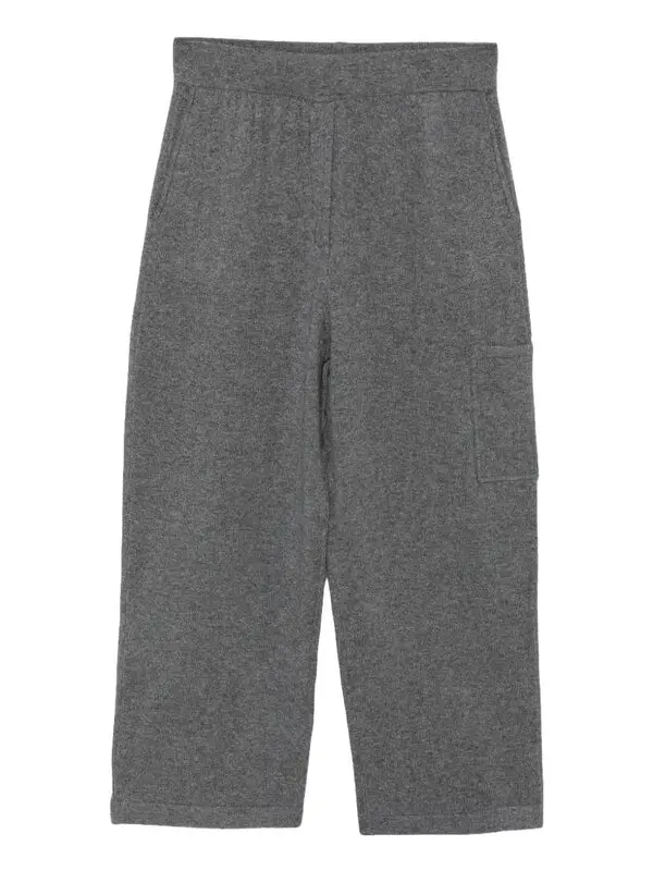 LUISA CERANO Wool Cargo Pants - Grey