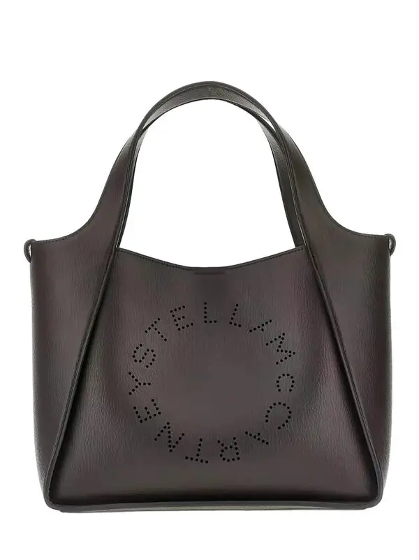 Stella McCartney Logo Crossbody Tote Bag - Brown