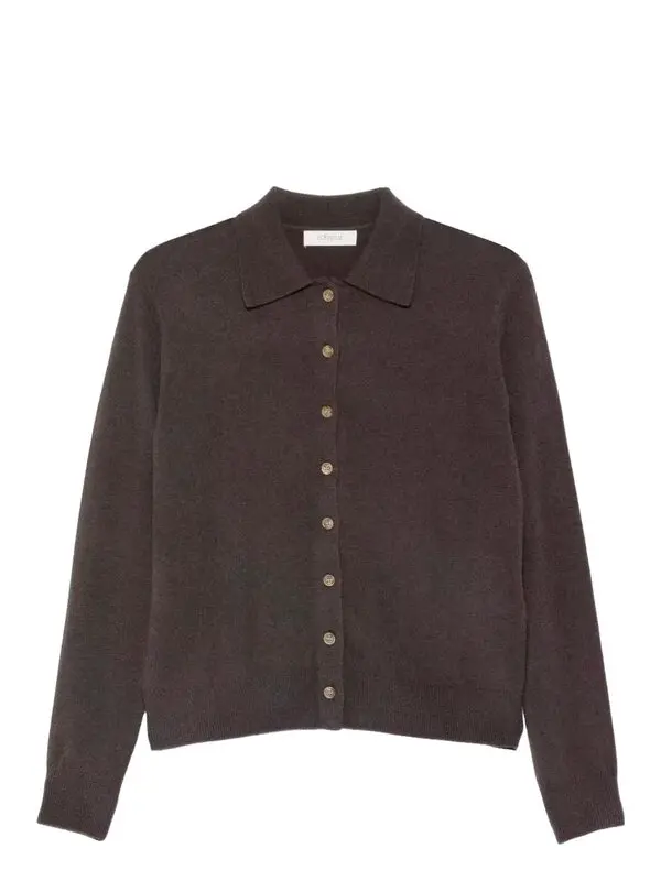 JCSOPHIE Porcelain Button-up Cardigan - Brown