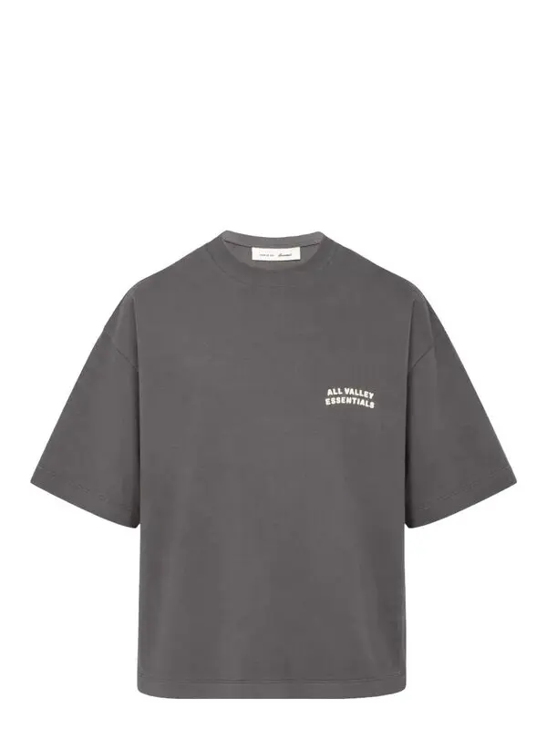 Fear Of God All Valley Essentials Logo-print T-shirt - Grey