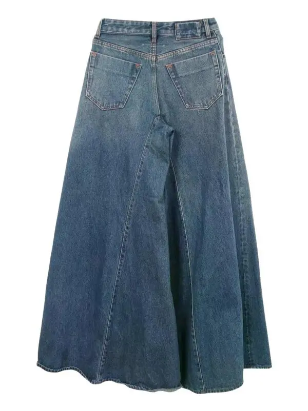 MAISON MARGIELA 2000s Wide-leg Denim Trousers - Blue