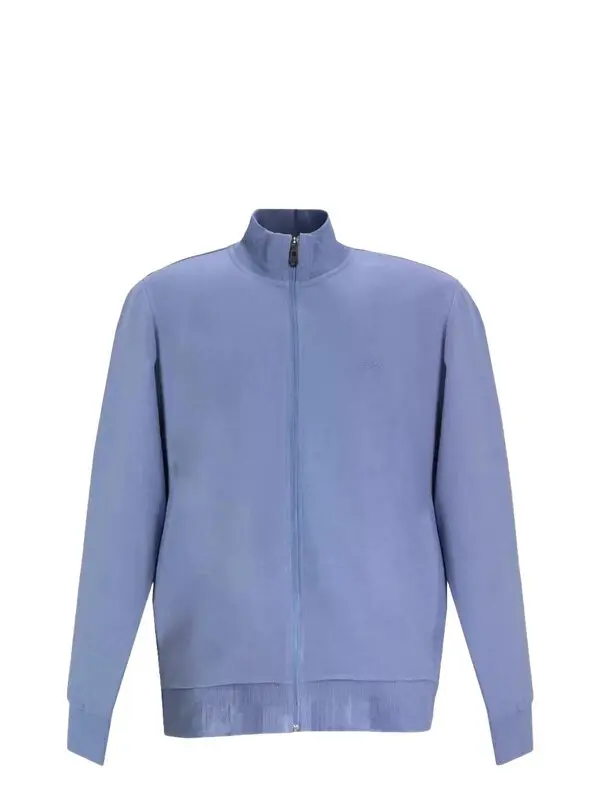 BOSS Long-sleeve Zip-up Sweatshirt - Blue
