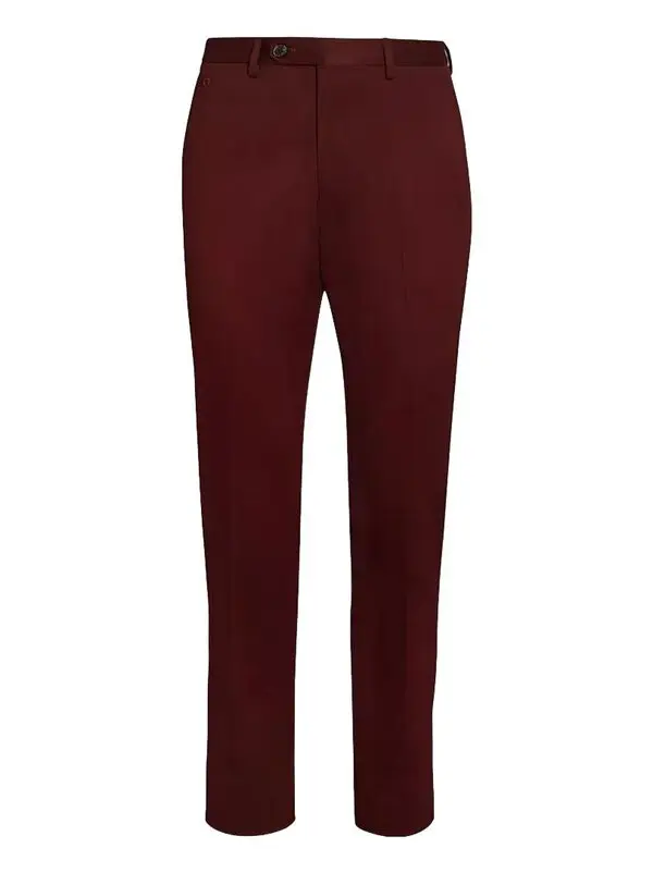 FERRAGAMO Slim-fit Trousers - Red