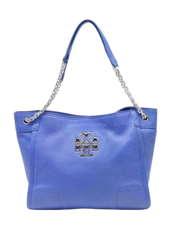 Tory Burch Britten Chain Tote Bag - Blue