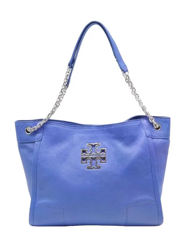 Tory Burch Britten Chain Tote Bag - Blue