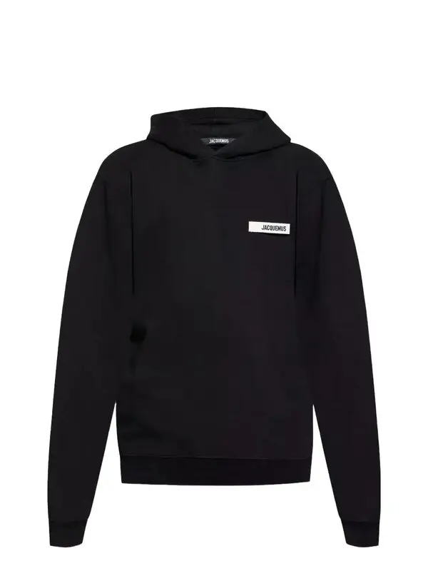 Jacquemus The Gros Grain Hoodie - Black