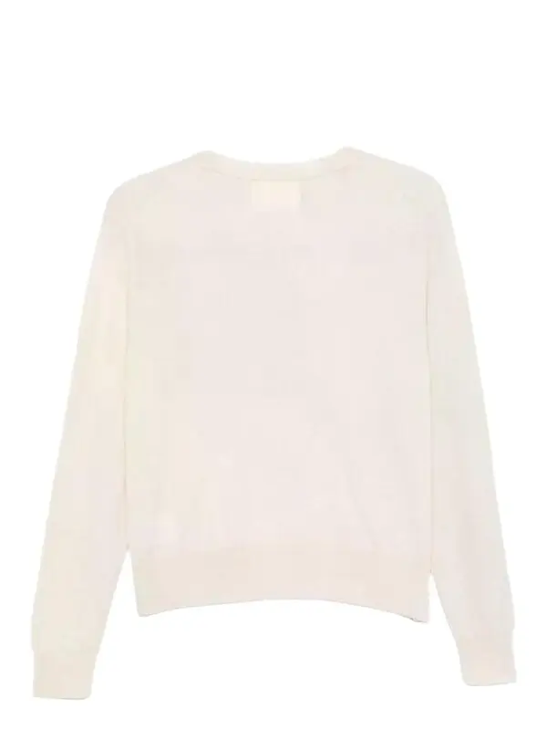 LISA YANG Greer Crew-neck Long-sleeve Sweater - Neutrals