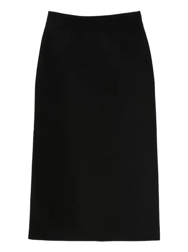 LE PETIT PULLE Midi Skirt - Black