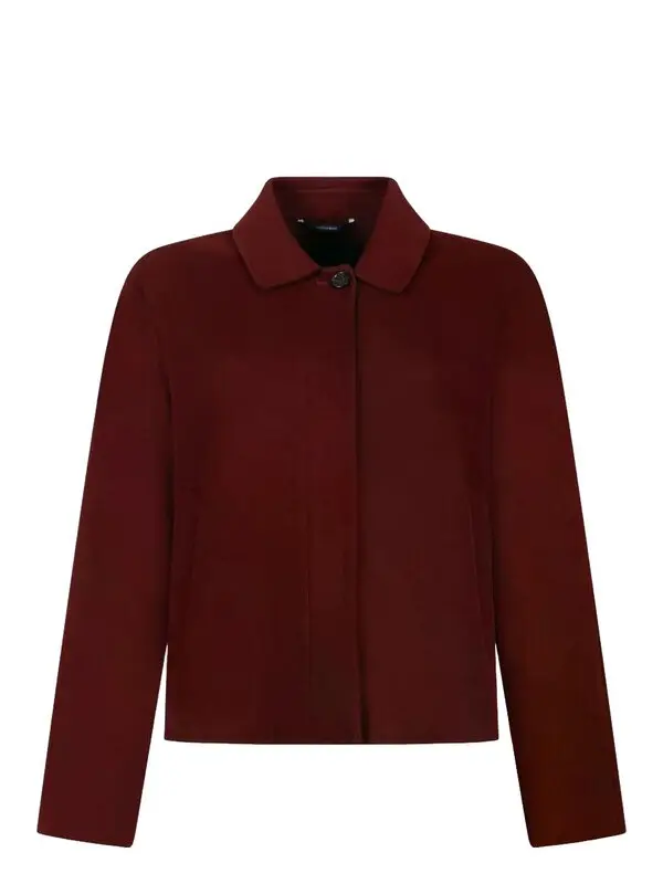 Max Mara Button-fastening Collared Jacket - Red