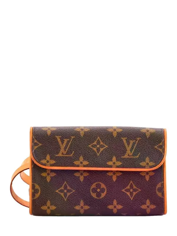 LOUIS VUITTON Florentine Waist Bag Monogram Canvas Belt Bag - Brown