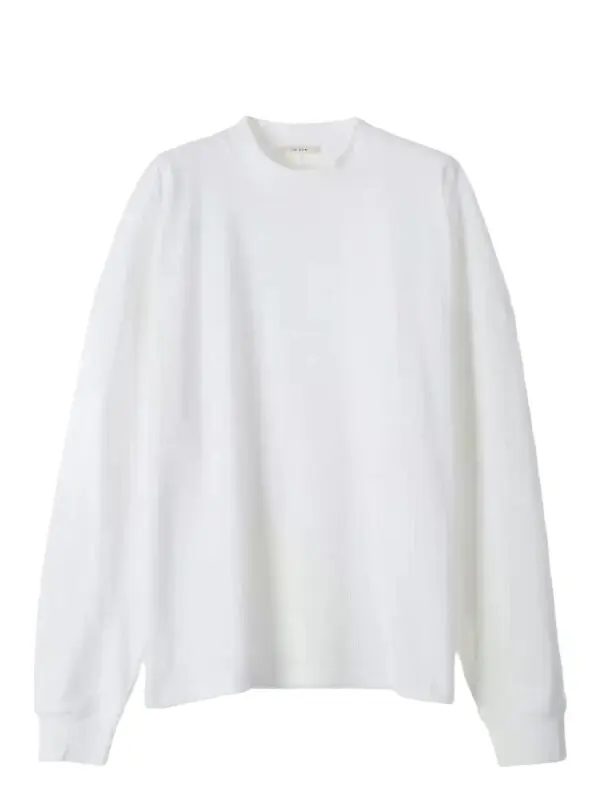 THE ROW Long-sleeve Cotton T-shirt - White