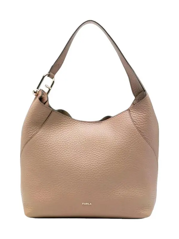 Furla Pebbled Leather Tote Bag - Neutrals