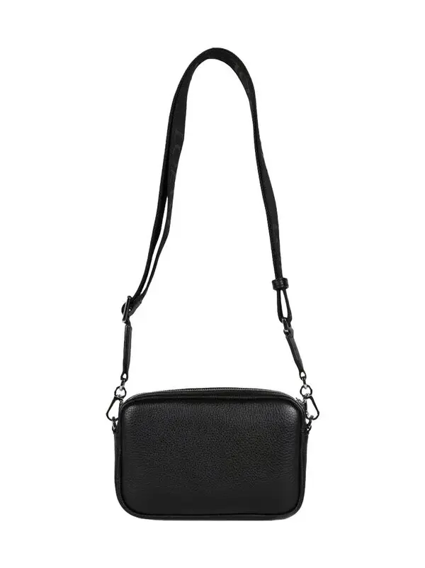 Loewe Pebble Grain Leather Messenger Bag - Black