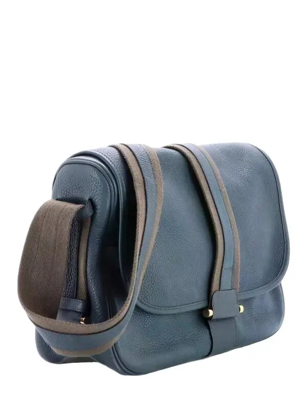 Hermès Bourlingue Messenger Bag - Blue