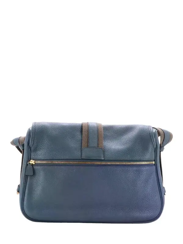 Hermès Bourlingue Messenger Bag - Blue