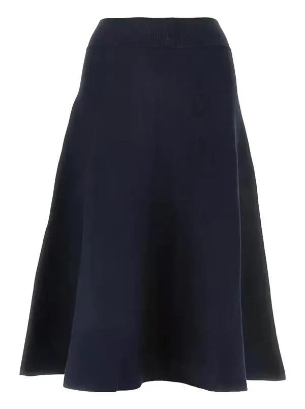 THE FRANKIE SHOP A-line Knit Skirt - Blue