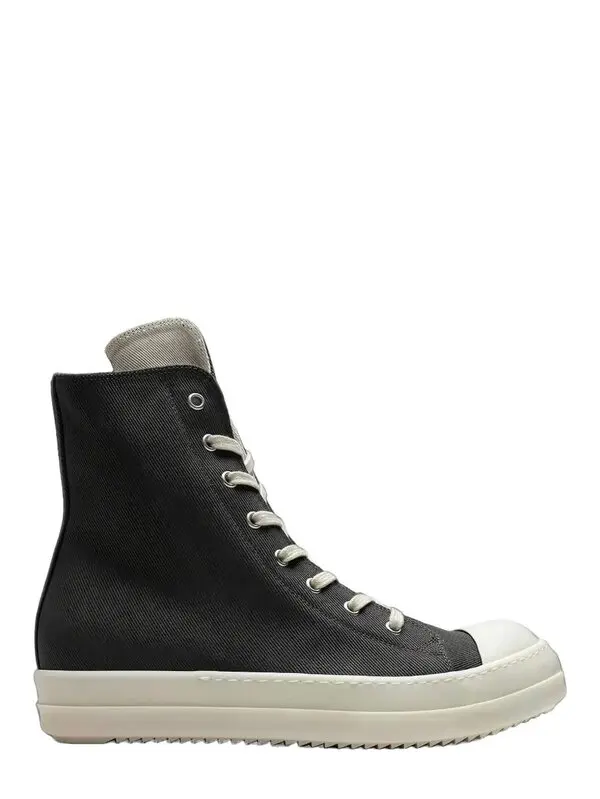 Rick Owens Hollywood High Sneakers - Black