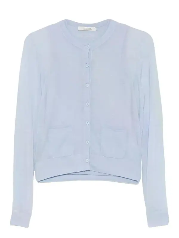 Dorothee Schumacher Sheer Knit Twinset - Blue