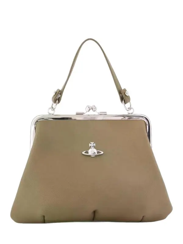 VIVIENNE WESTWOOD Granny Frame Clutch Bag - Neutrals