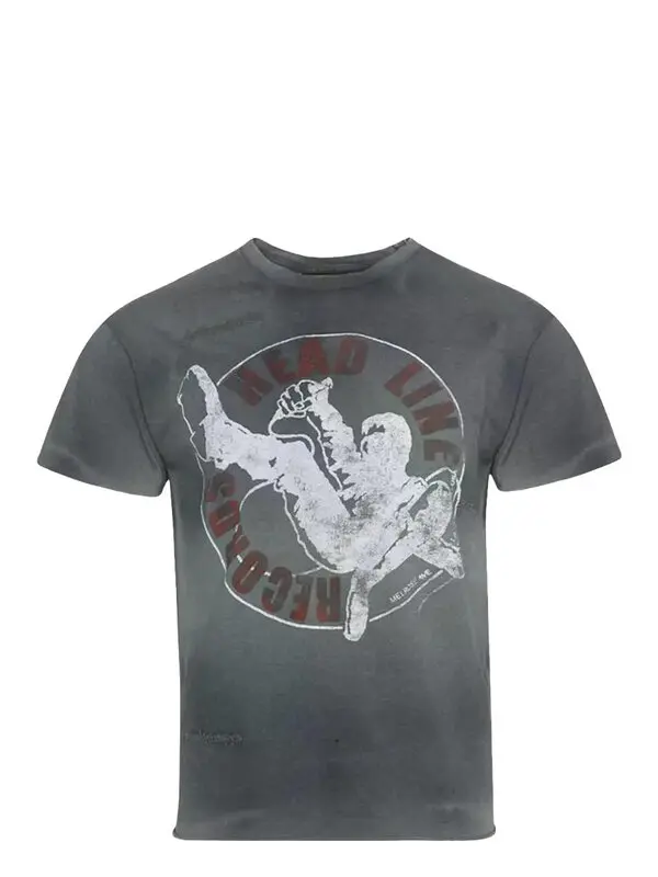 GALLERY DEPT. Records Glitter-logo T-shirt - Grey