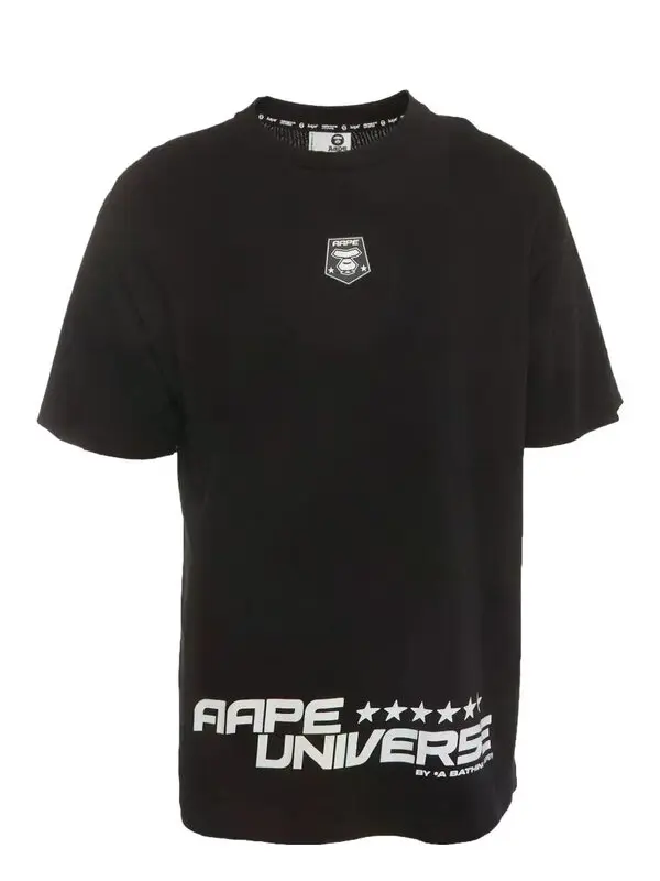A BATHING APE Aape Graphic-print T-shirt - Black
