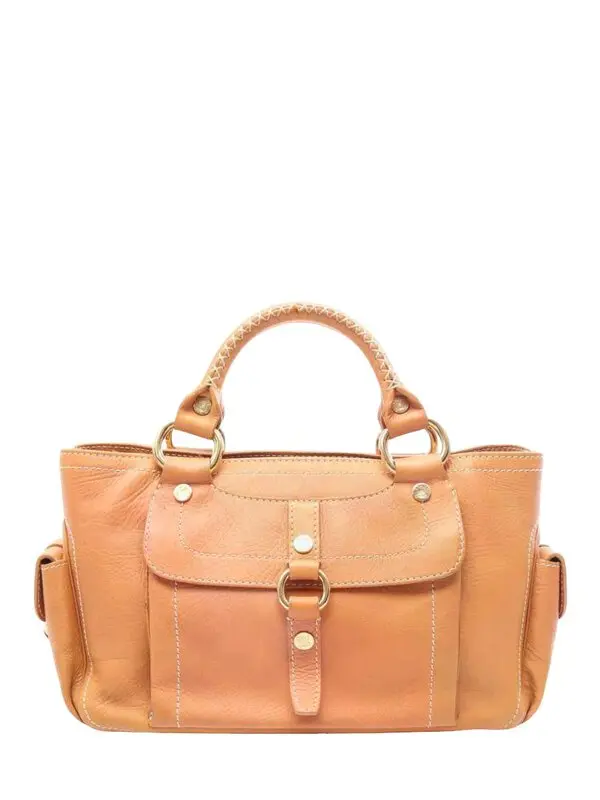 Celine 2000-2015 Leather Boogie Handbag - Brown