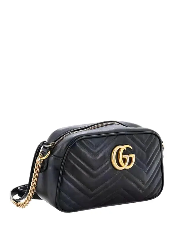 Gucci Matelasse Leather Small Shoulder Bag - Black
