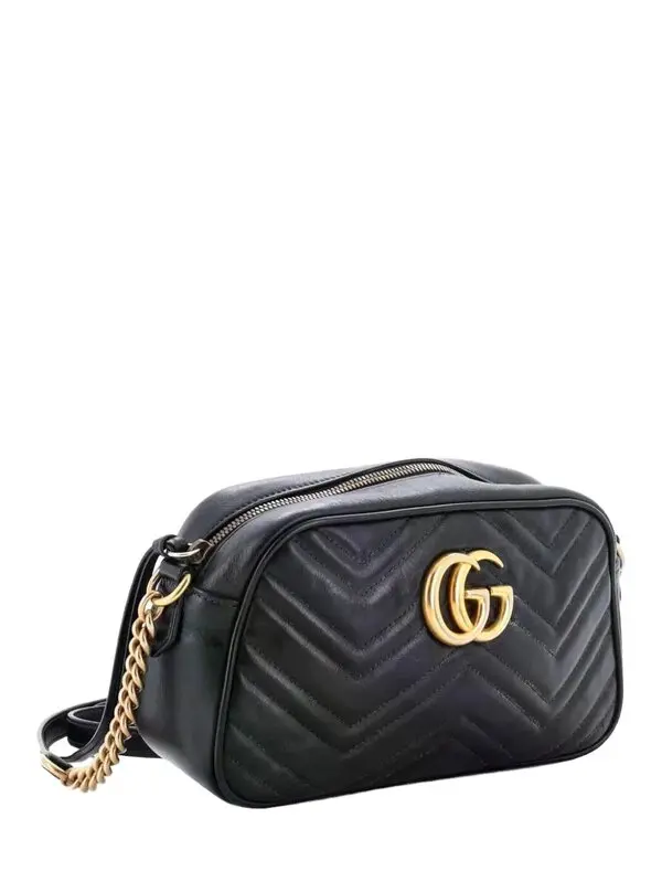 Gucci Matelasse Leather Small Shoulder Bag - Black