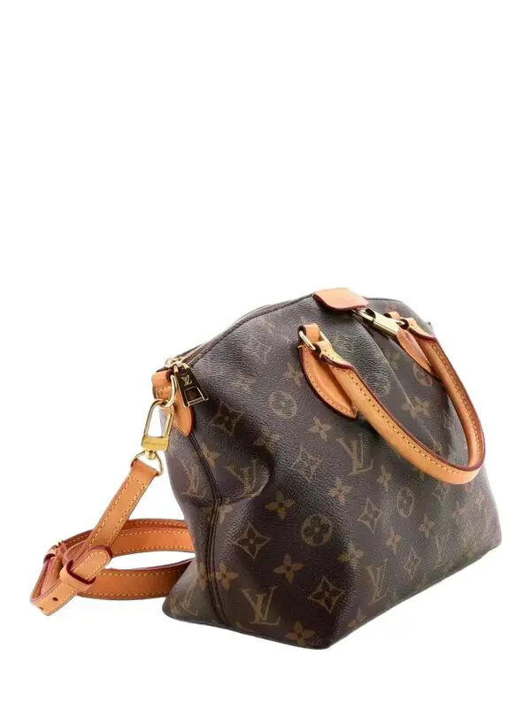 LOUIS VUITTON Monogram Canvas Boetie Zipped Tote Satchel - Brown