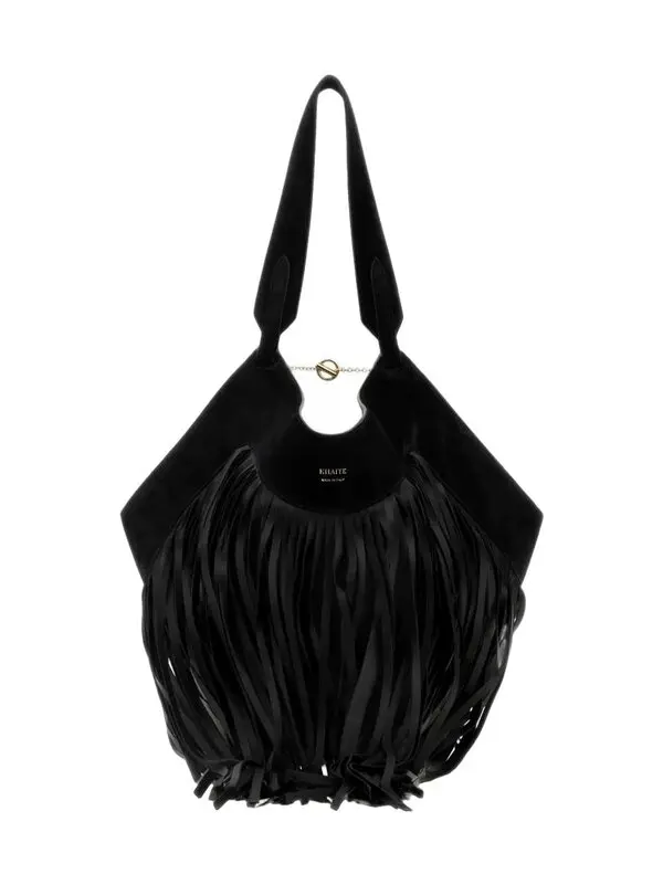 Khaite Lotus Tote Bag - Black