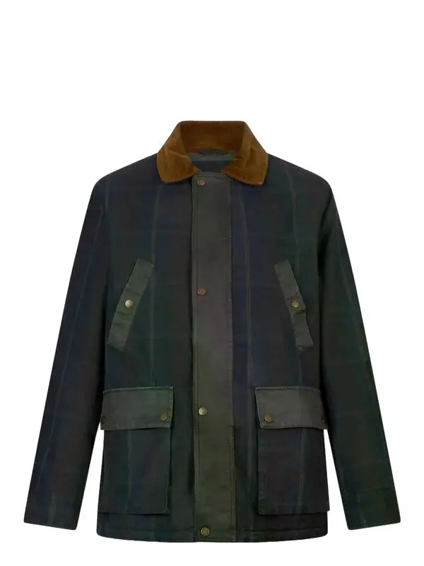 Liu Jo Check Corduroy-collar Jacket - Blue