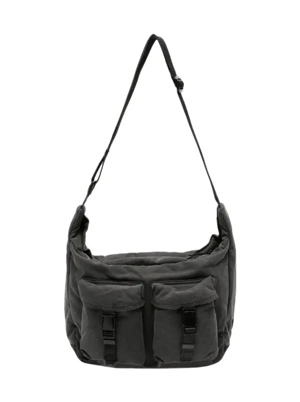 JUUN.J Buckle-fastening Multi-pocket Shoulder Bag - Black