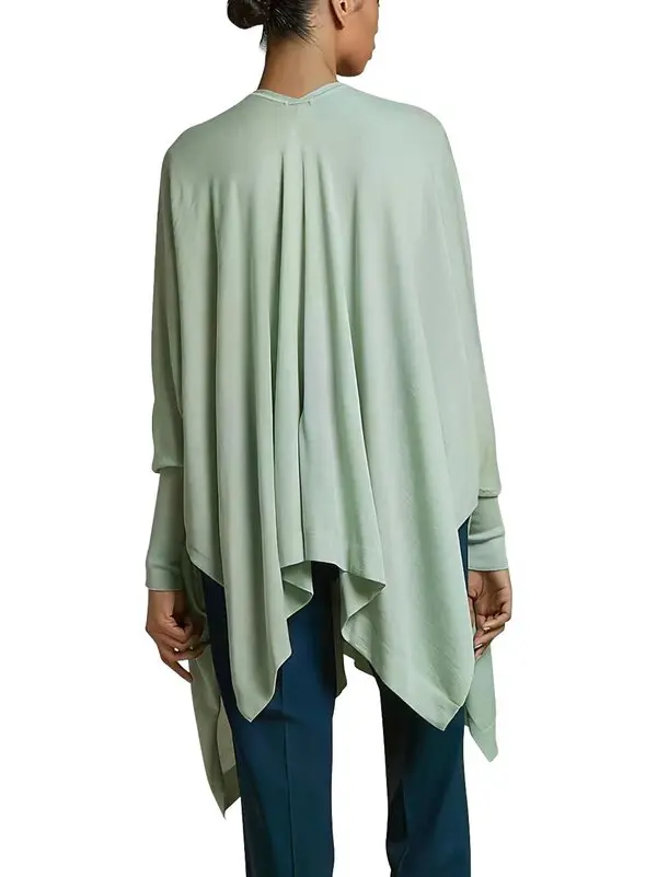 FERRAGAMO Asymmetric Jacket With Tassel Detail - Green