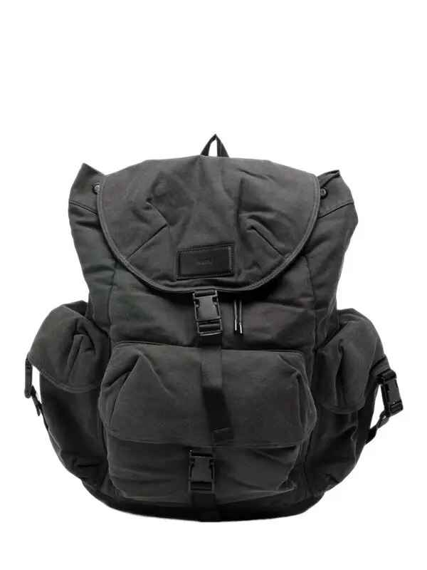 JUUN.J Multi-pocket Buckle-fastening Backpack - Black
