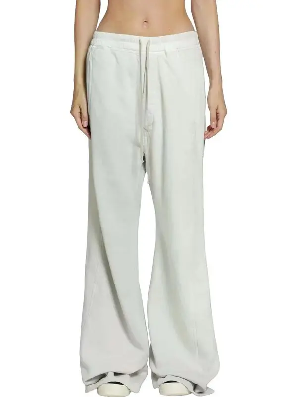 Rick Owens Tower Wide Pusher Track Pants - White